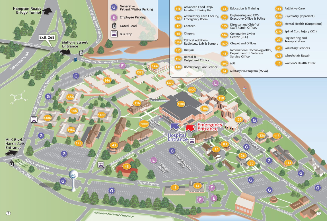 Roseburg Va Campus Map